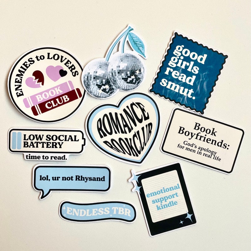 Blue Stickers Book - Etsy UK