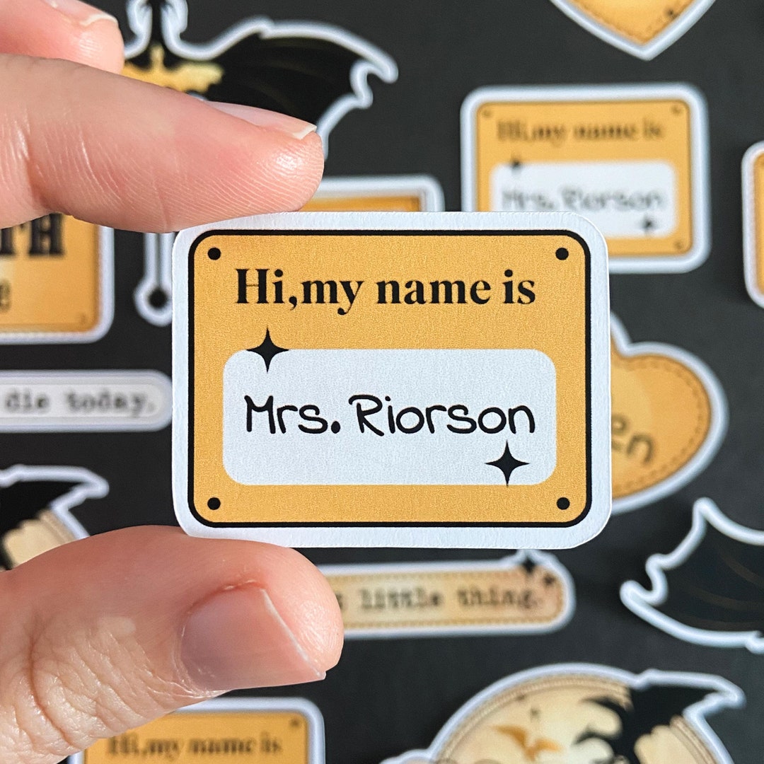 Mrs Riorson Sticker Fourth Wing Stickers Book Boyfriends Xaden Fourth ...