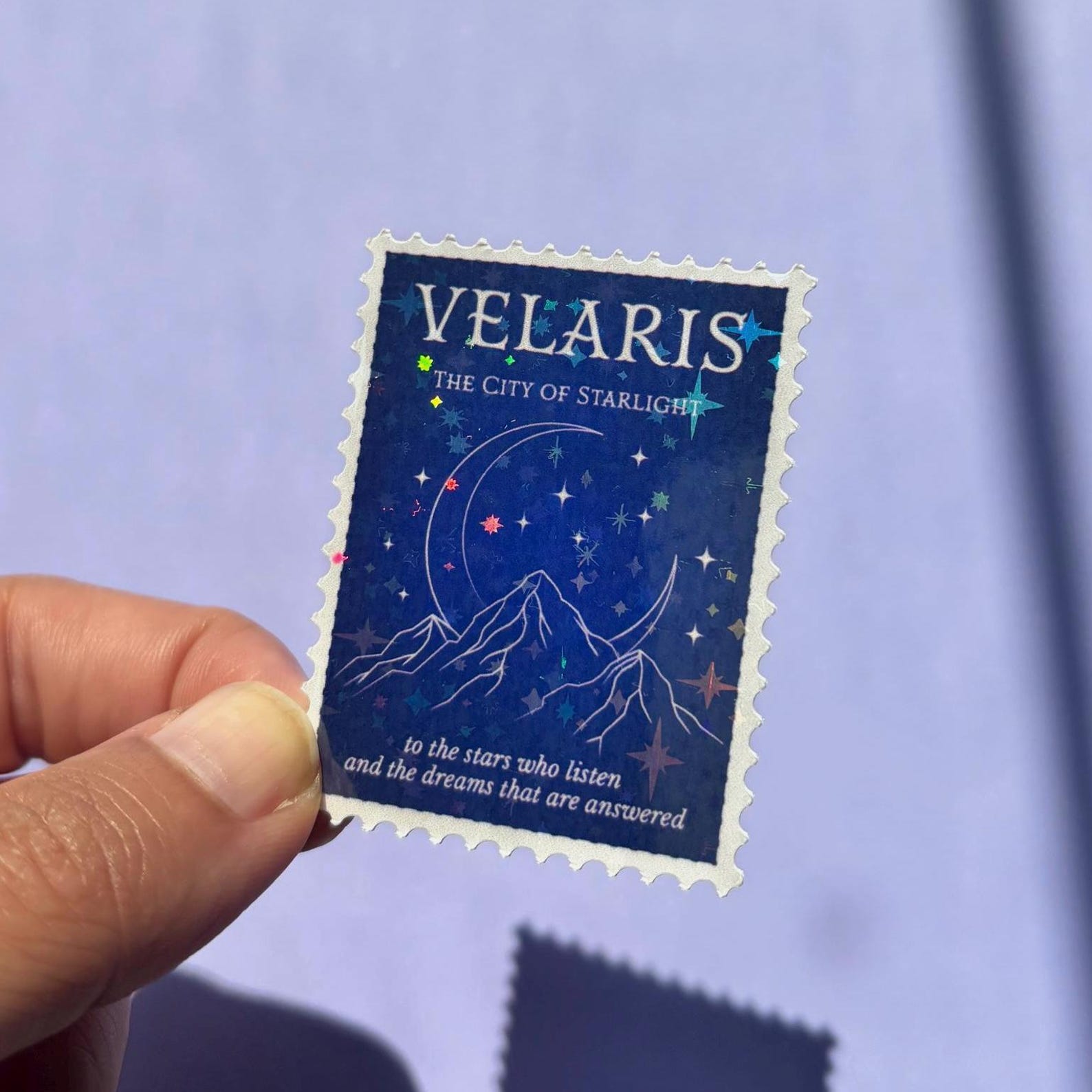 ACOTAR Velaris Sticker City of Starlight Holographic Vinyl Rhysand and ...