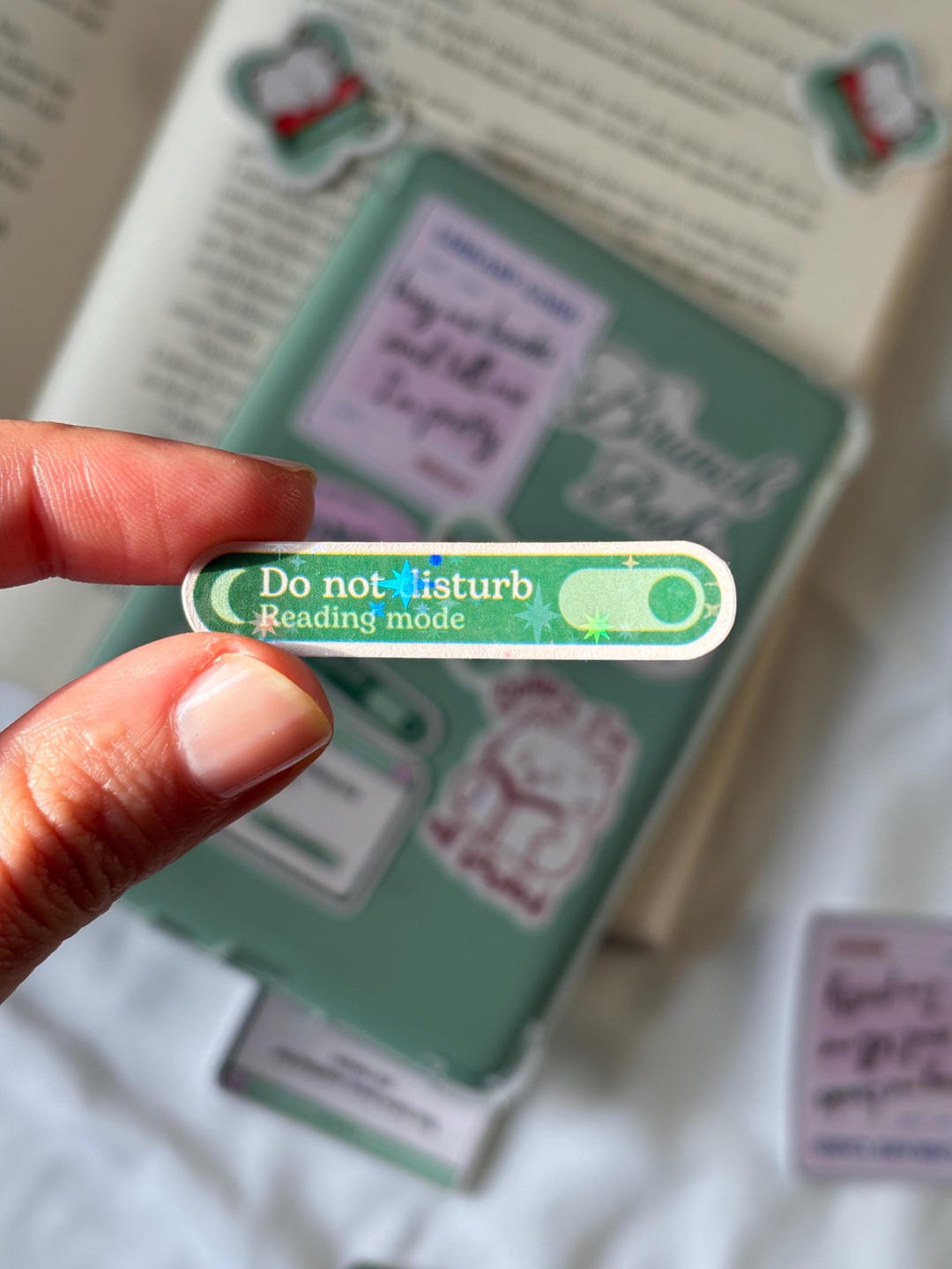 Do Not Disturb - Reading Mode Bookish Sticker for E-reader (kindle ...