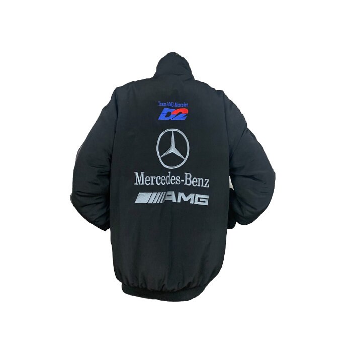 Mercedes Benz AMG Racing Jacket F1 Jacket Black Racing Jacket Nascar ...