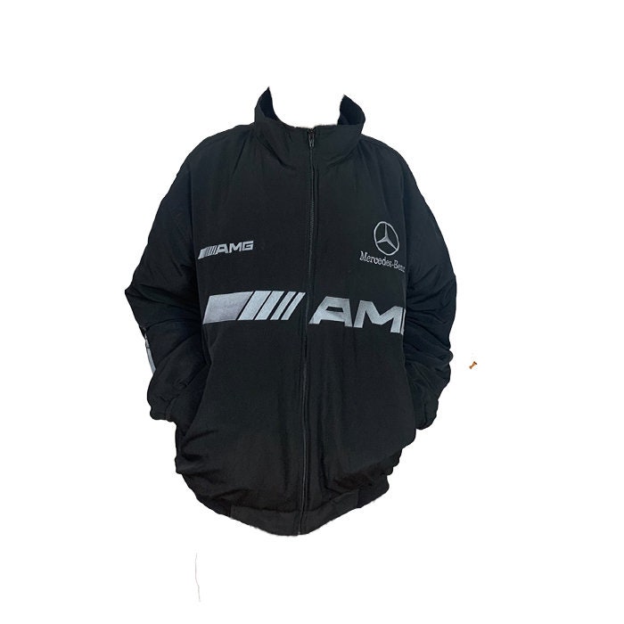 Mercedes Benz AMG Racing Jacket F1 Jacket Black Racing Jacket Nascar ...