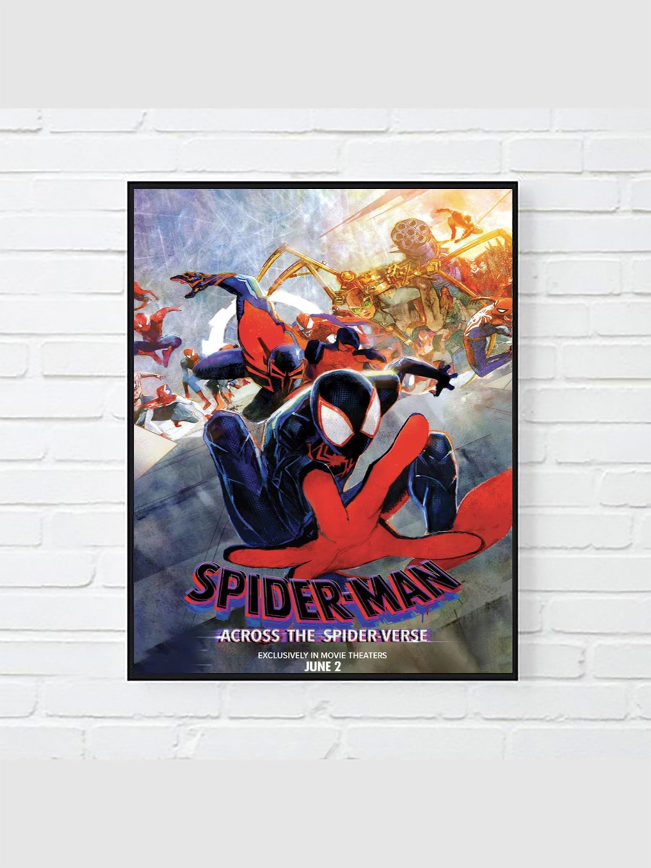 Spider Man Poster, 2023 Movie Poster, Across The Spider Verse