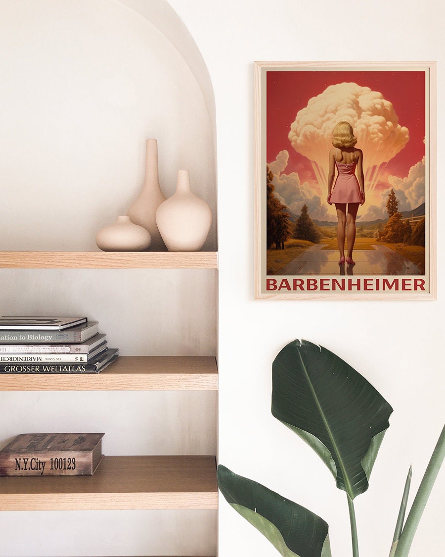 Barbie Poster, Barbie The Movie Poster, Ryan Gosling, Margot Robbie ...
