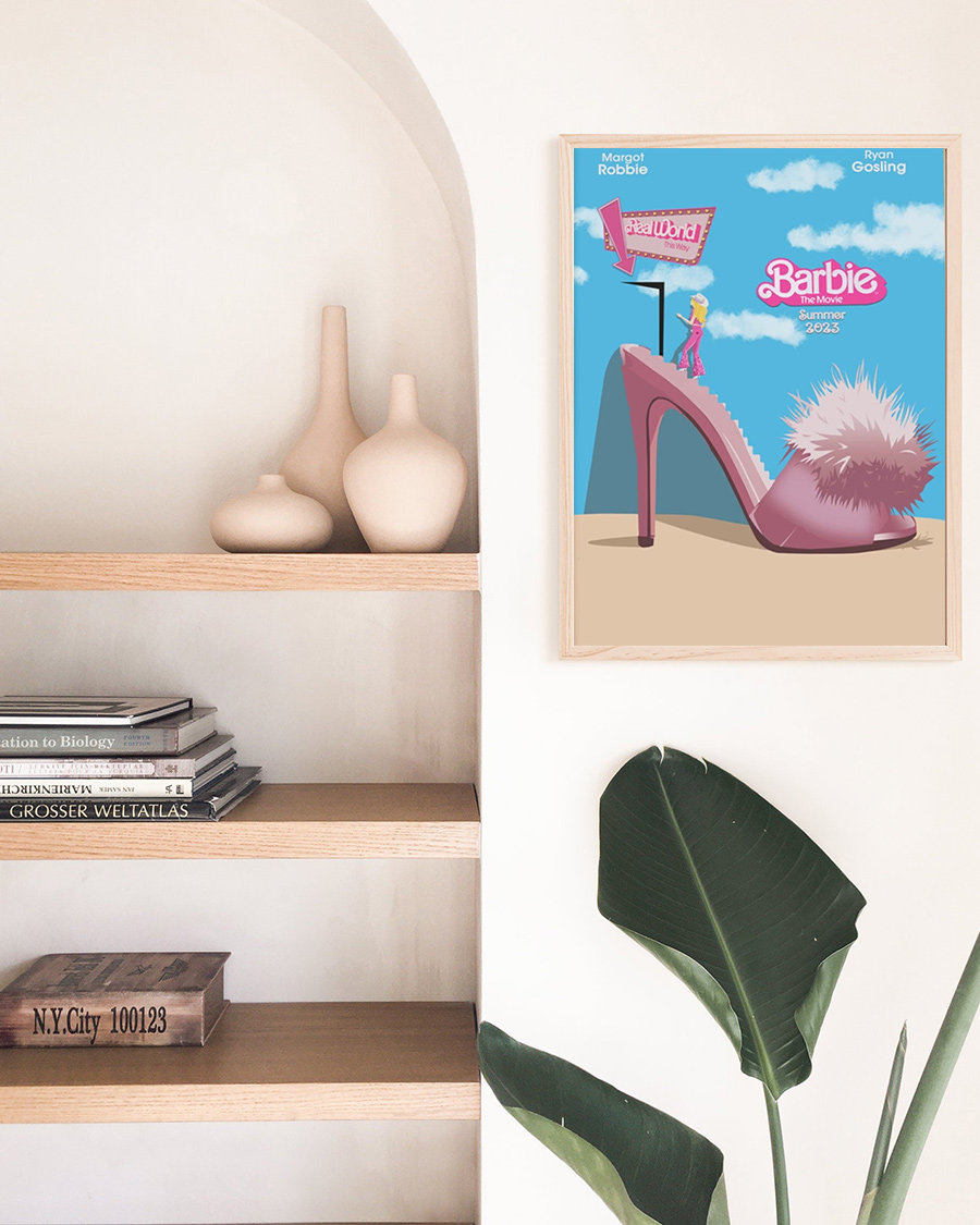 Barbie 2023 Movie Poster, Margot Robbie Designed & Sold By Megan