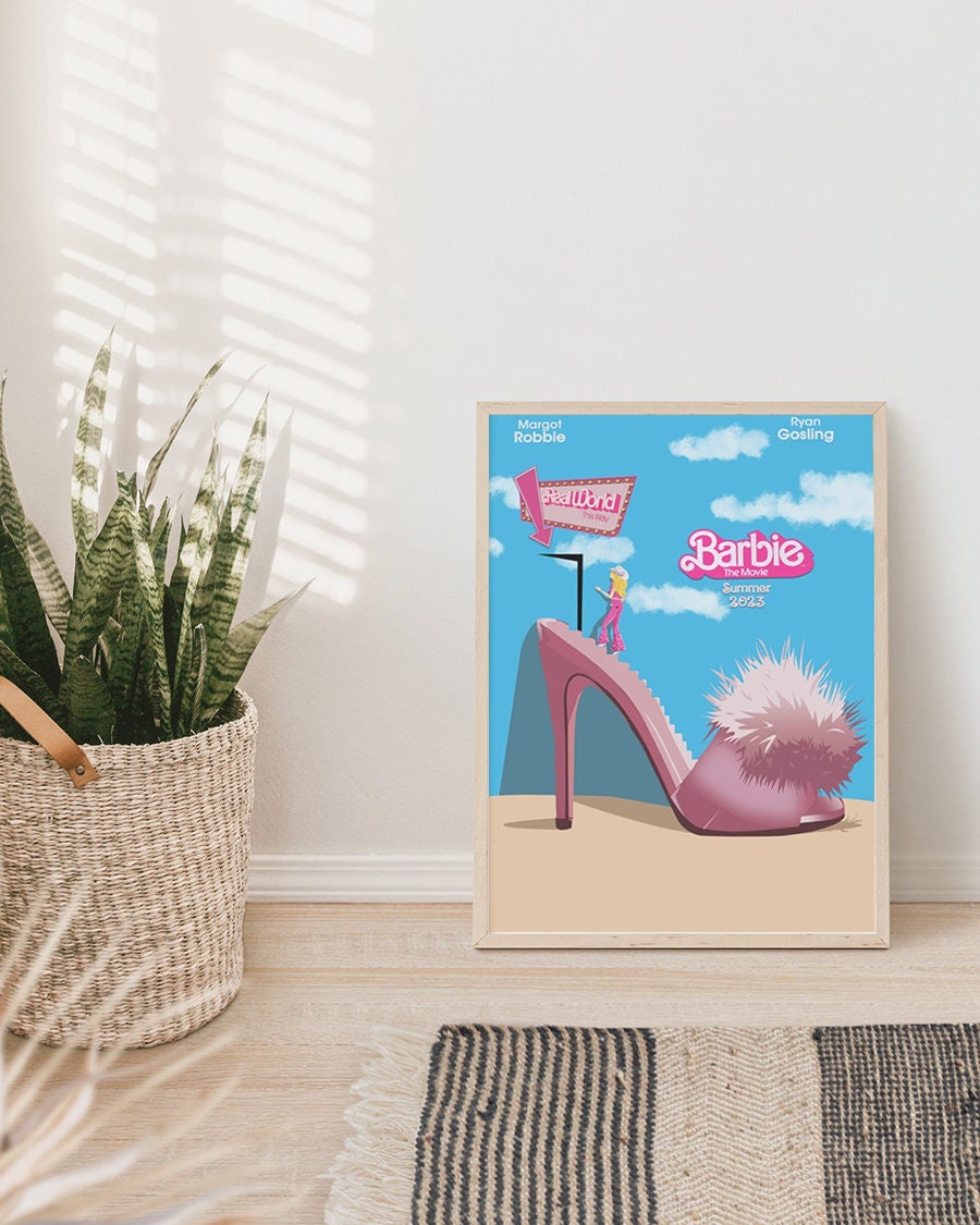 Barbie 2023 Movie Poster, Margot Robbie Designed & Sold By Megan