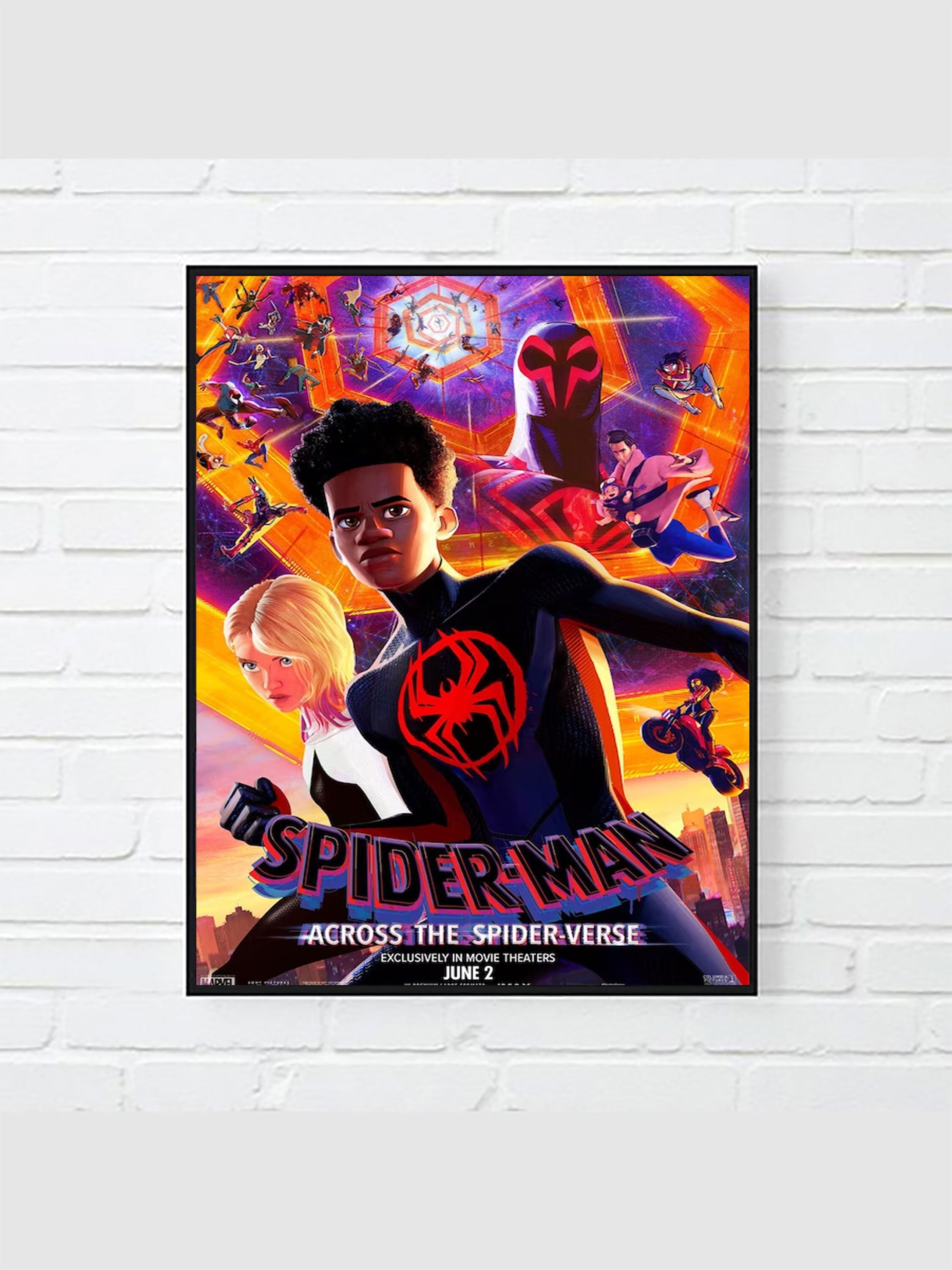 Spider Man Poster, Across The Spider Verse, 2023 Movie Poster Sold By 