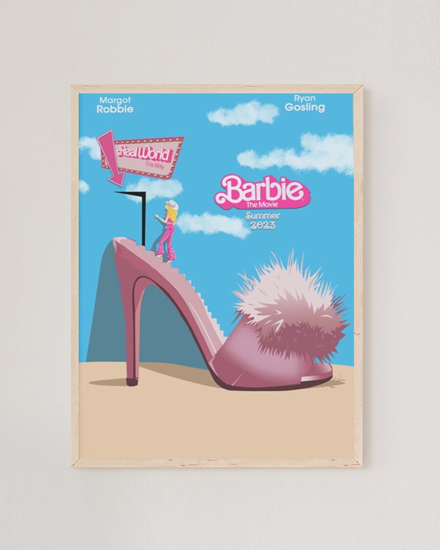 Barbie 2023 Movie Poster, Margot Robbie Designed & Sold By Megan