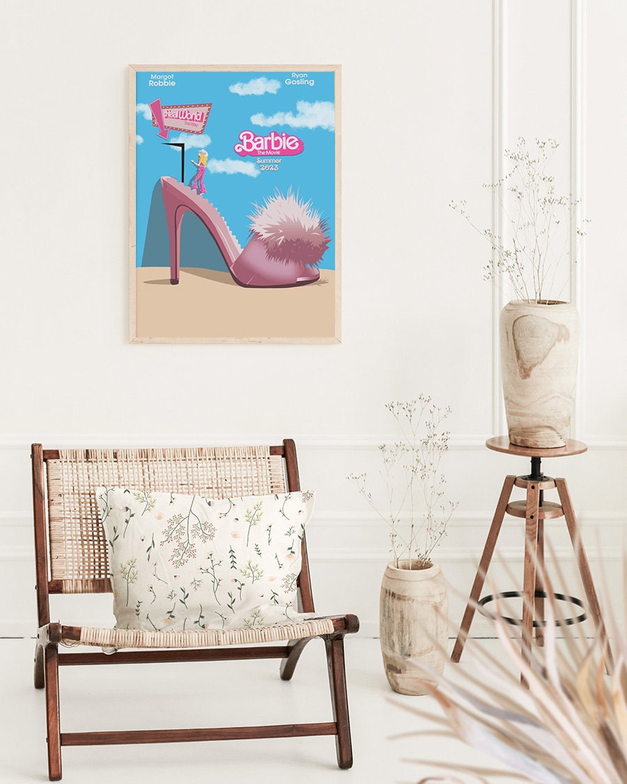 Barbie 2023 Movie Poster, Margot Robbie Designed & Sold By Megan