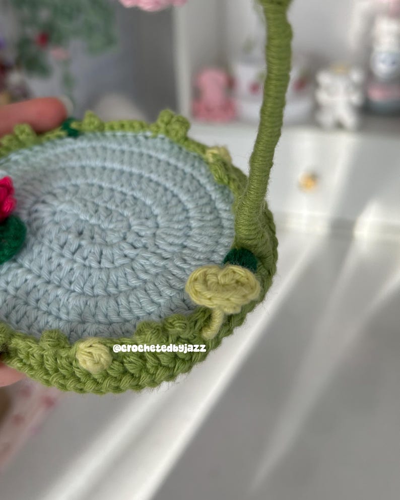 Pretty Pond Crochet Pattern ONLY PDF File Nature Amigurumi Trinket Dish ...