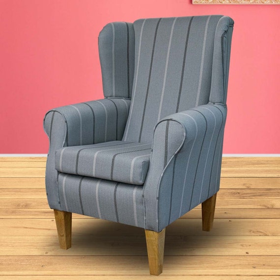 Herringbone wingback chair store