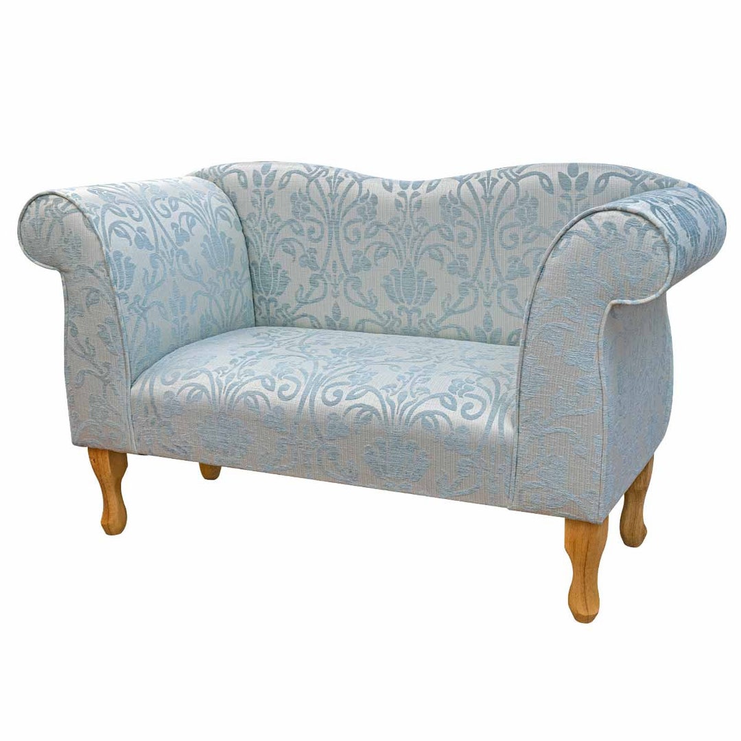 Blue Medallion Traditional Chaise Sofa Handmade British - Etsy