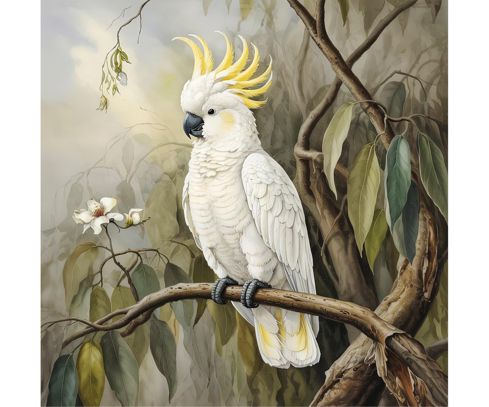 Australian Sulphur-crested Cockatoo | Home Decor | Native Birds ...