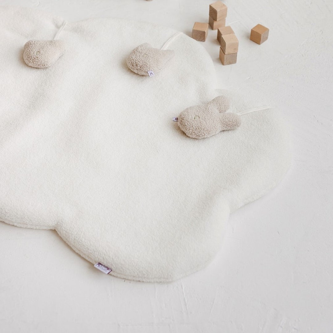 Plush Teddy Bear Play Mat: Soft Nursery Rug - Etsy