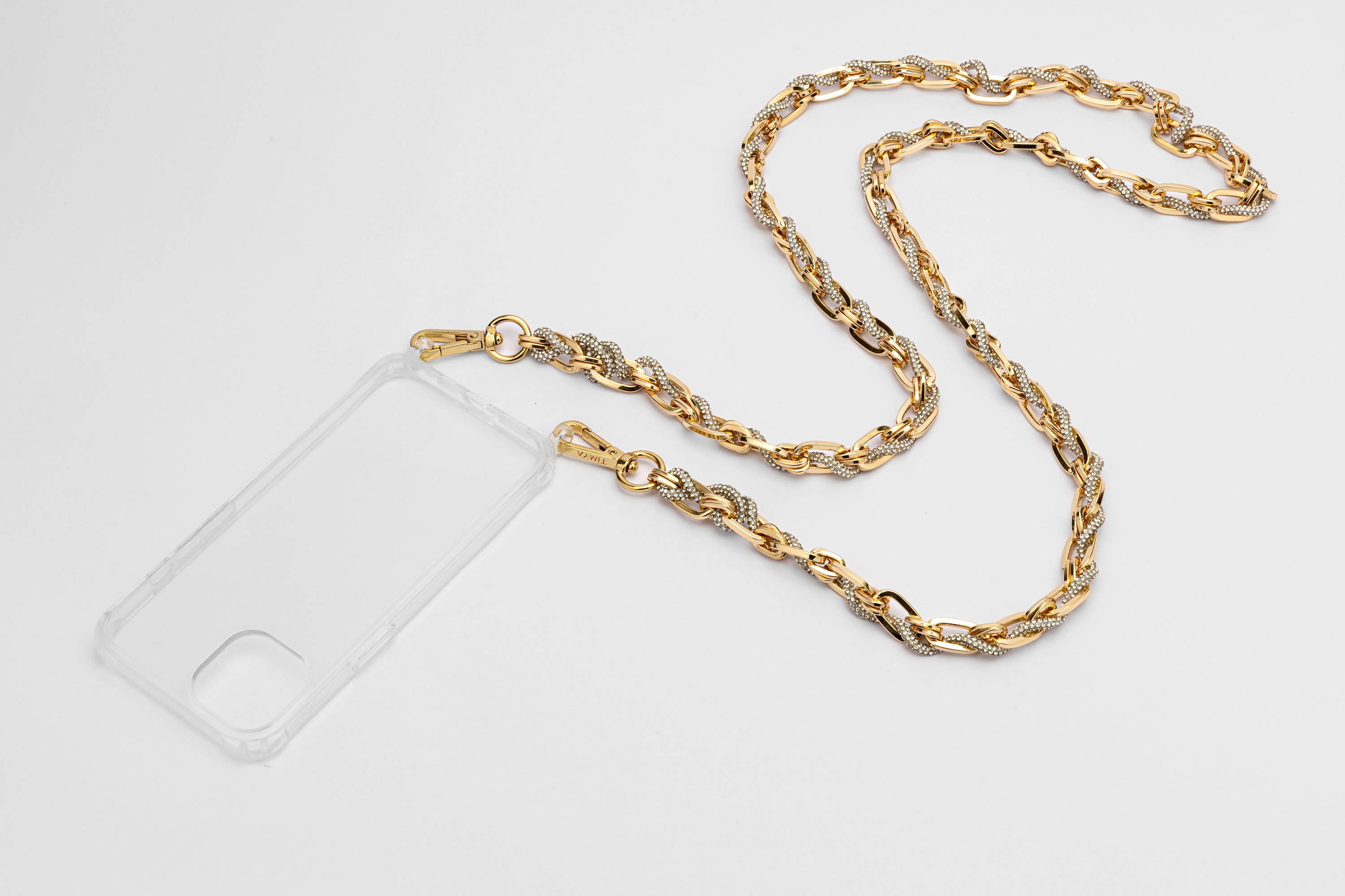 Silvergold Chic/crossbody Phone Strap / iPhone Case With Long Strap ...