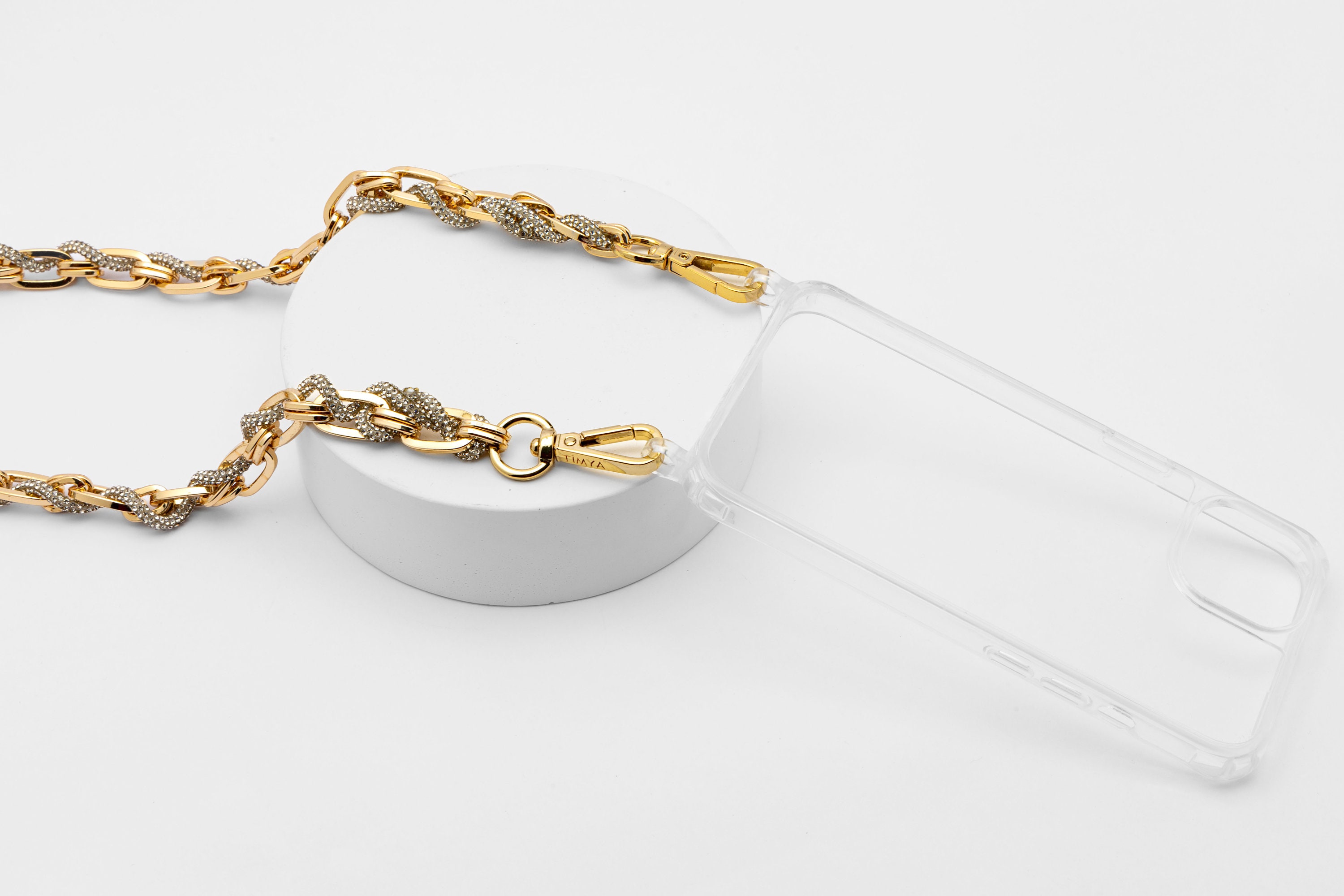 Silvergold Chic/crossbody Phone Strap / iPhone Case With Long Strap ...