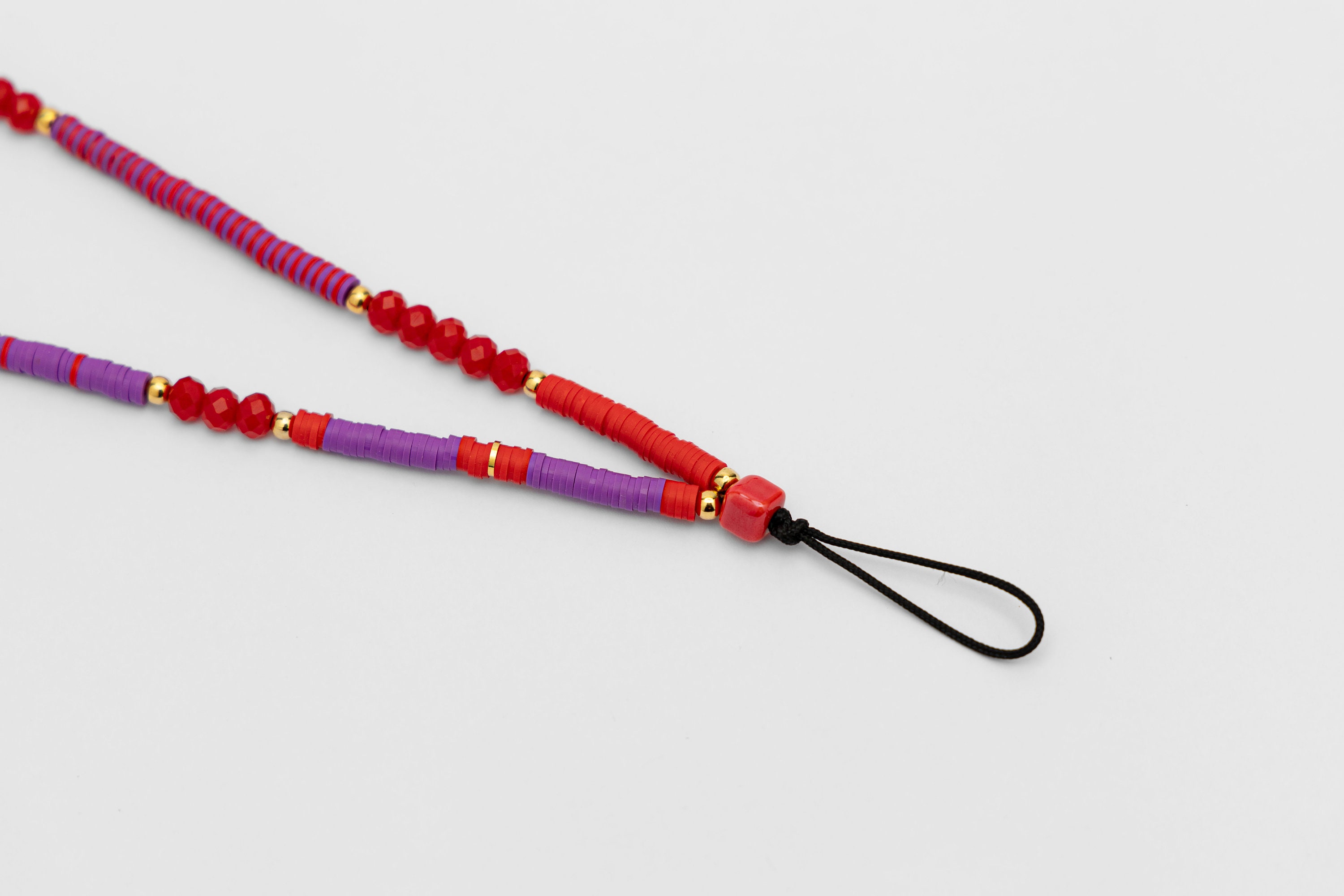 Beaded Crossbody Phone Strap / iPhone Case With Long Strap / Handmade ...