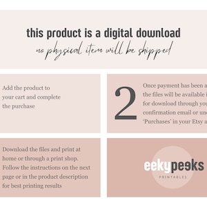 How Big is Our Baby Printable Week by Week Fetal Growth Chart Poster ...