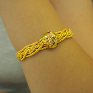 22k Solid Gold Bangle Bracelet, Gold Bangle, 22k Gold Jewelry, 22k ...