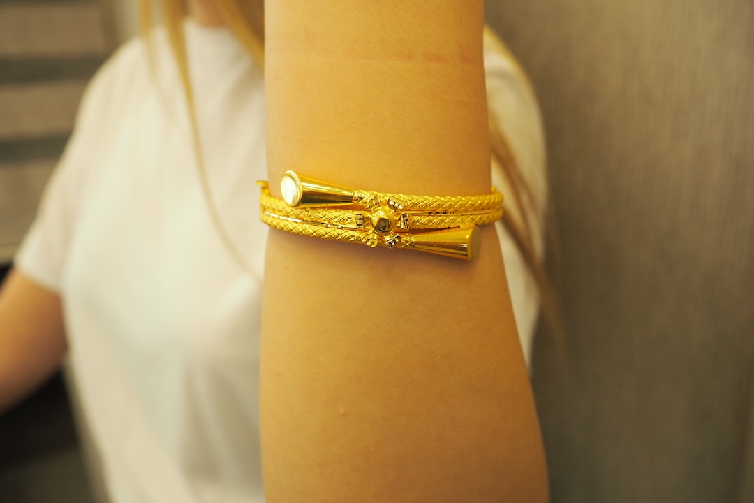 22k Solid Gold Bangle Bracelet, Gold Bangle, 22k Gold Jewelry, 22k ...