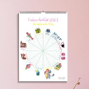 Preorder Wall Calendar 2025 A3 Calendar 2025 Art Calendar Illustrated ...