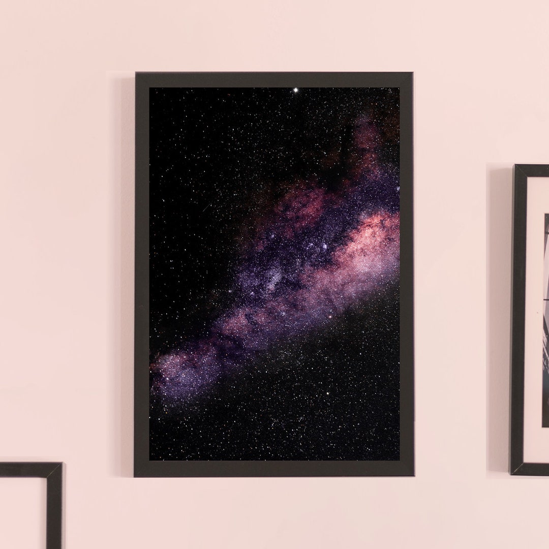 Galaxy Poster Milky Way Poster Wall Decor - Etsy