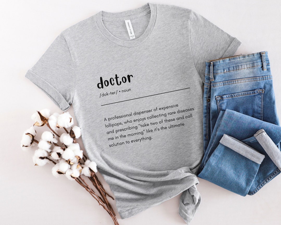 Sarcastic Doctor Definition T-shirt Funny Medical Gift - Etsy
