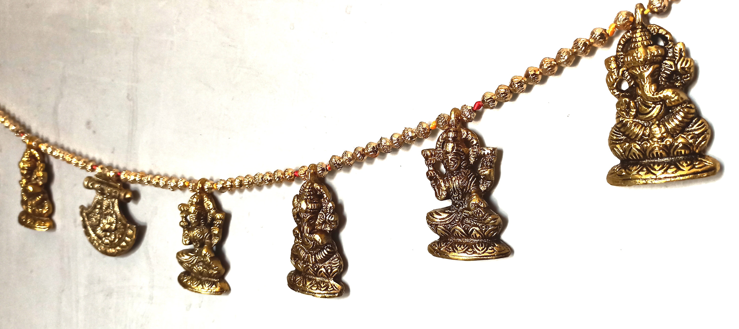 Metal Ganesh Laxmi Toran for Wall Hanging Bandanwar Door Decor - Etsy