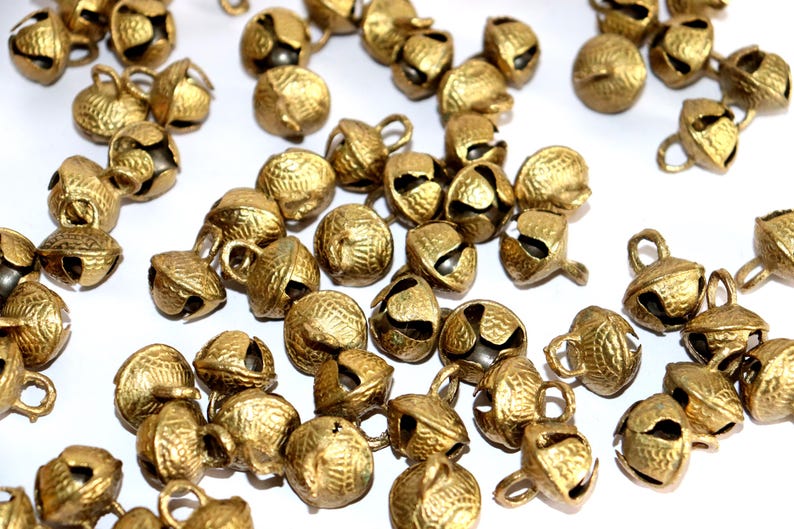 100 Brass Ghungroo Bells, 2cm Indian Dancing Bells - Etsy Australia
