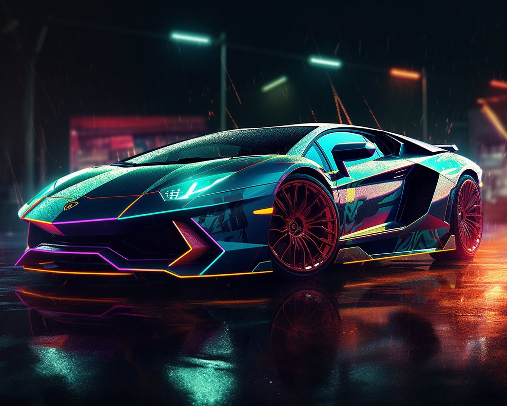 Tron Lamborghini Aventador Wallpaper