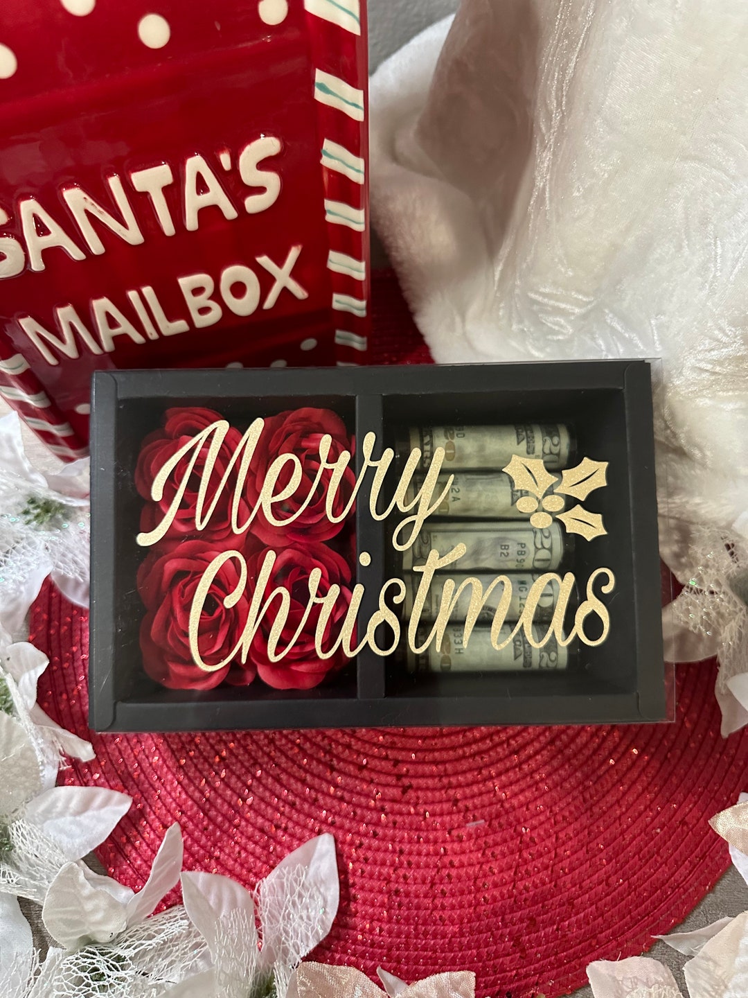 Christmas Money Box - Etsy