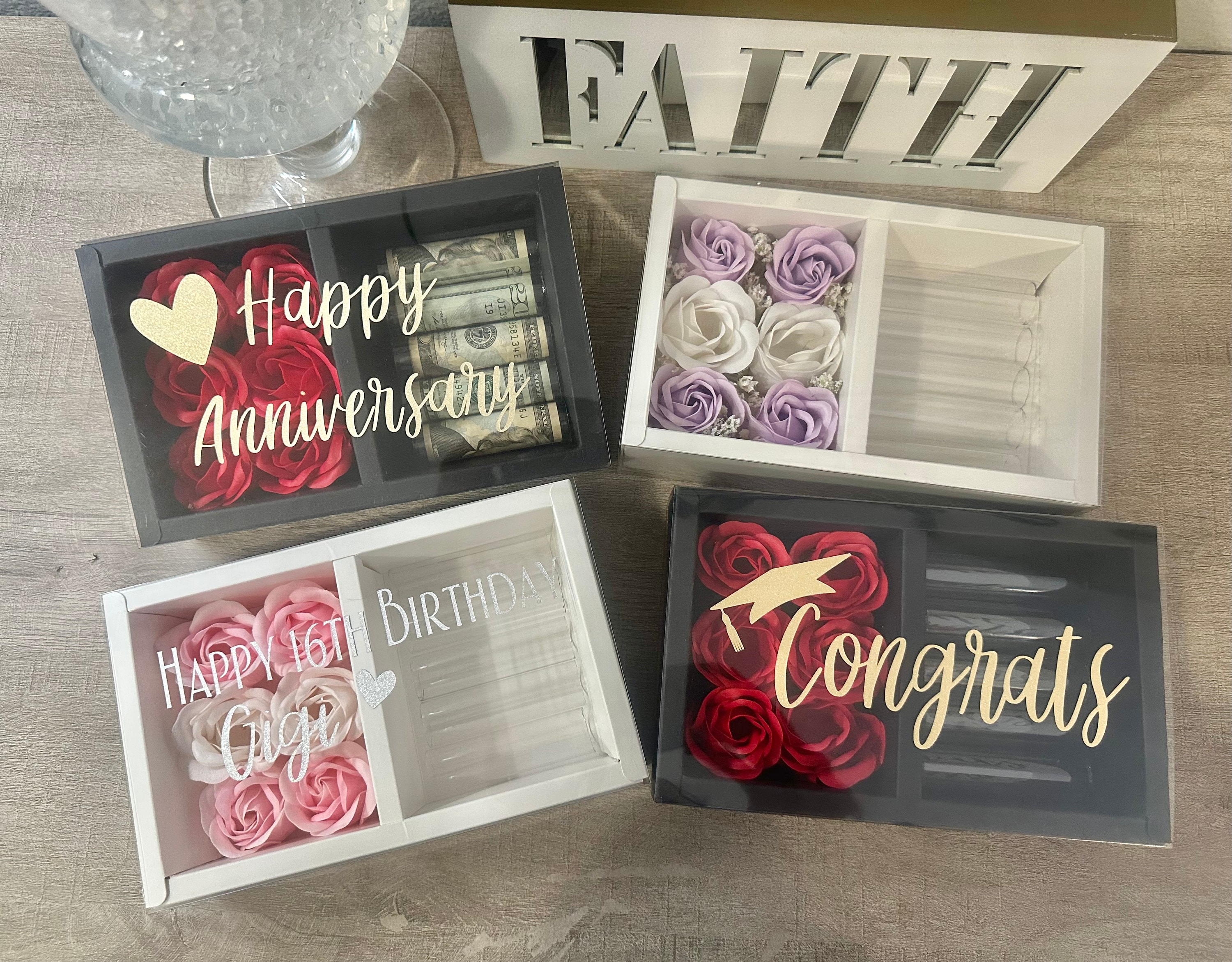 Personalized Money Gift Box - Etsy