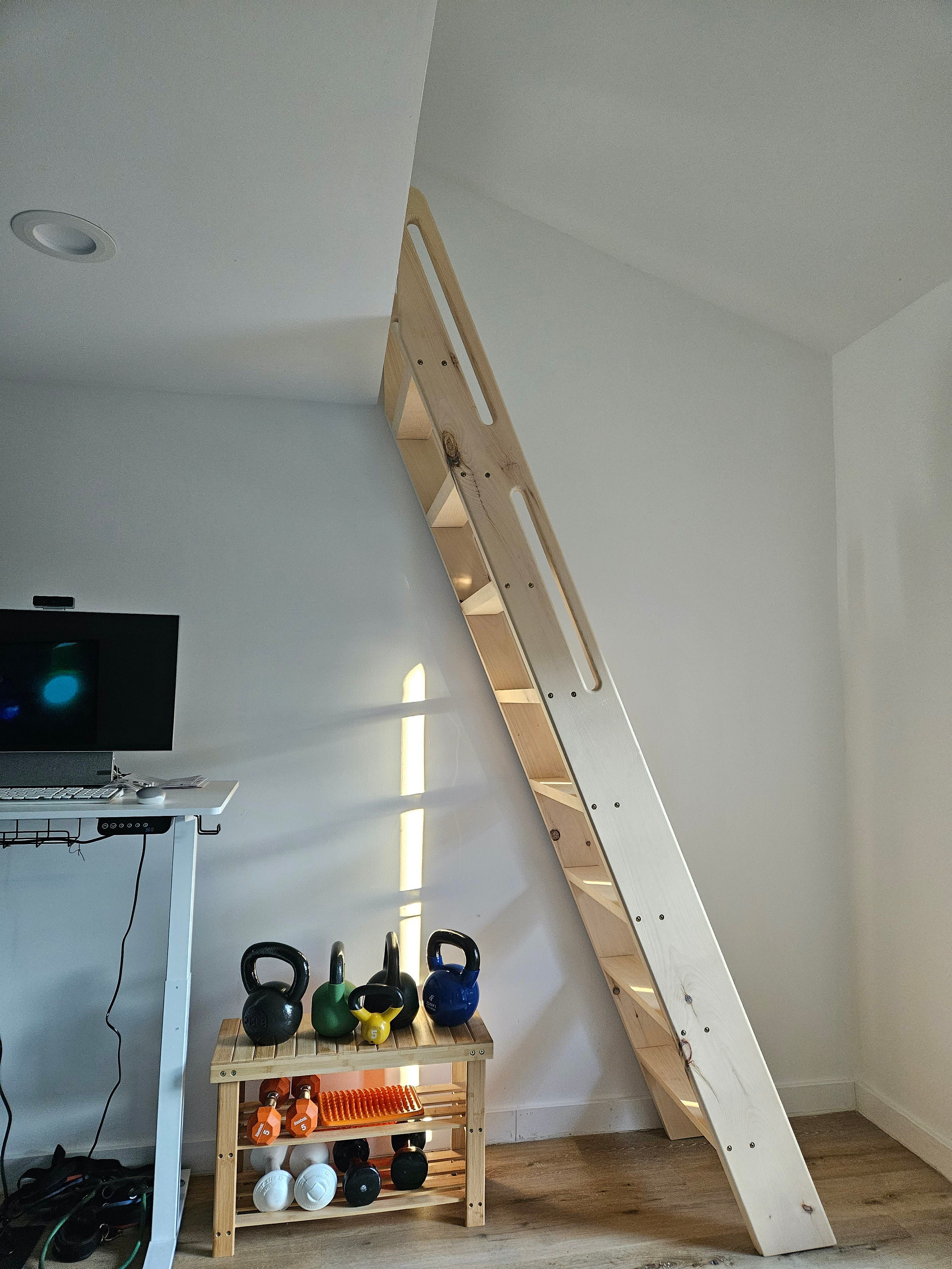 Hand Crafted Wood Loft Ladder - Etsy