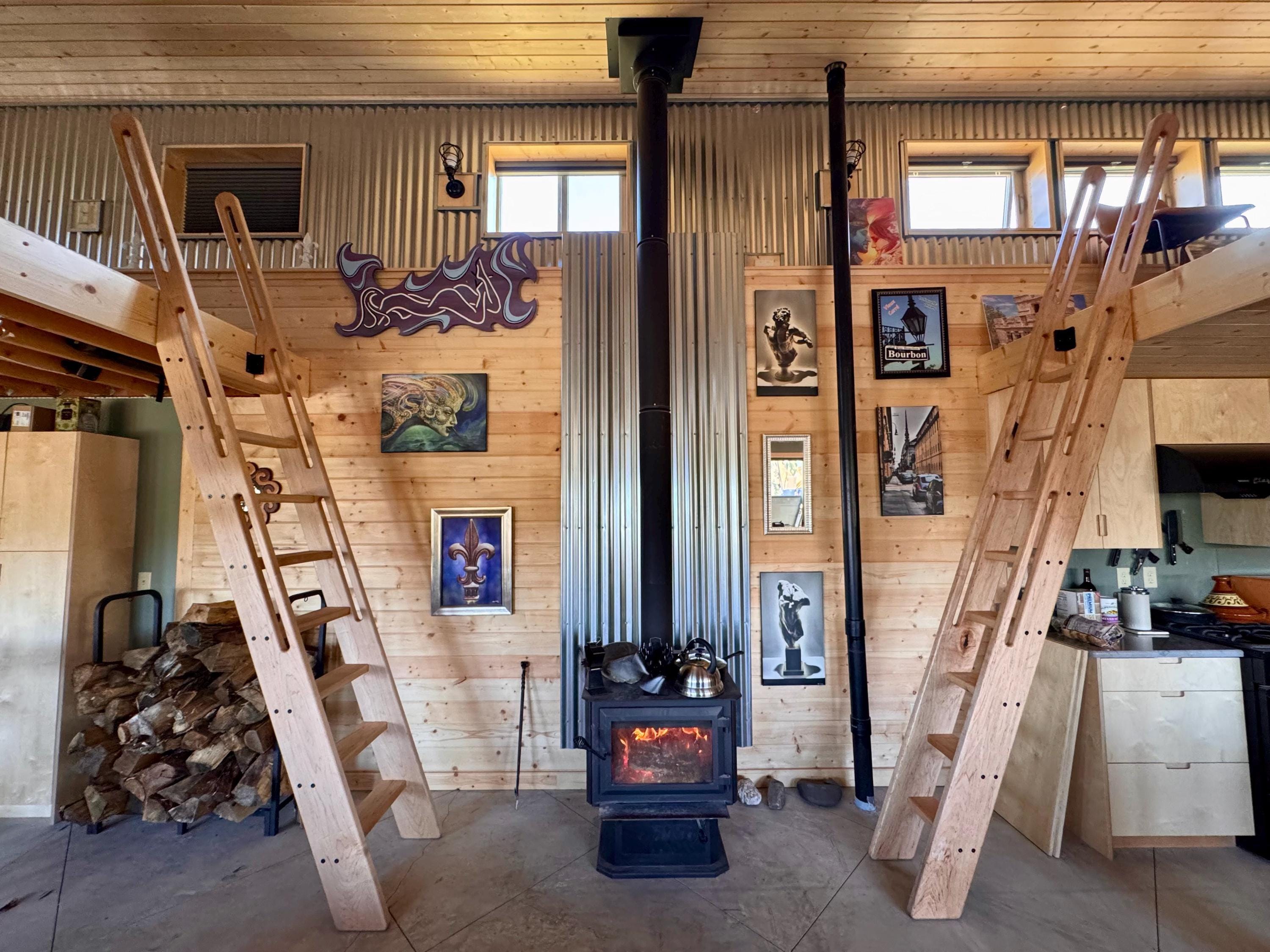 Hand Crafted Wood Loft Ladder - Etsy