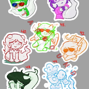 HOMESTUCK STICKERS - PREORDERS - Etsy