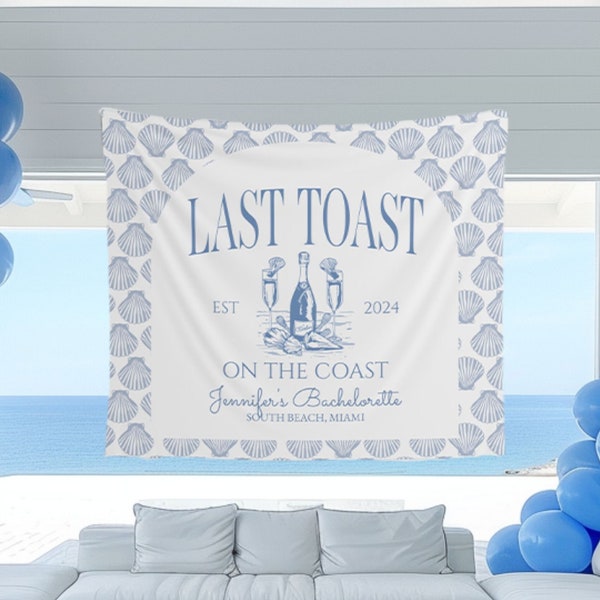 Personalized Last Toast on the Coast - Etsy