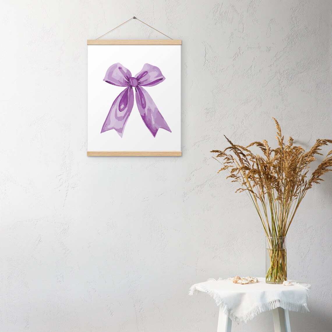 Purple Bow SVG Clipart Watercolor Ribbon Bow PNG Coquette Bow Digital ...