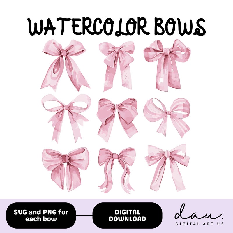 Pink Christmas Bow Svg - Etsy