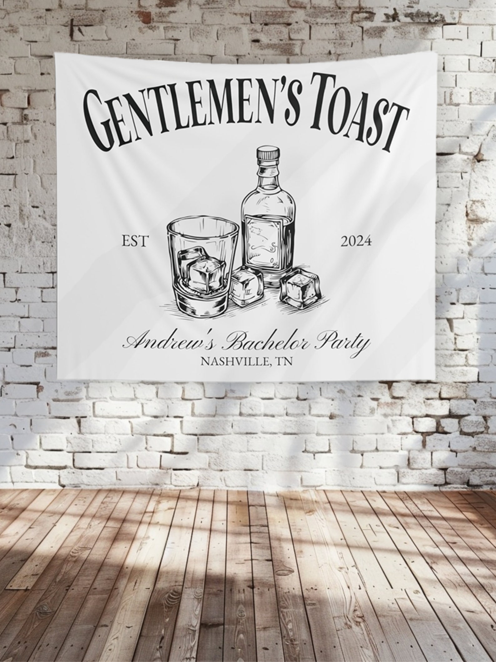 Custom Banner for Bachelor Party Decorations Backdrop for Bachelor Trip ...