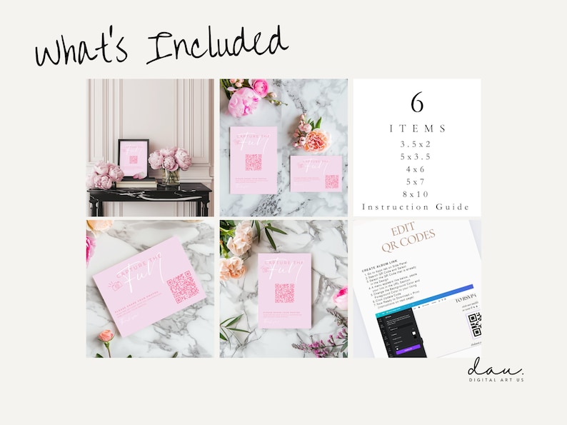 QR Code Sign Bachelorette Party Photo Album Sharing QR Bachelorette ...