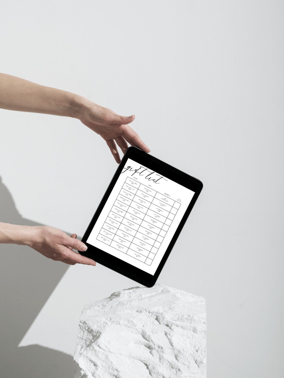 Printable Gift Tracker Template for Wedding Thank You Notes Editable ...