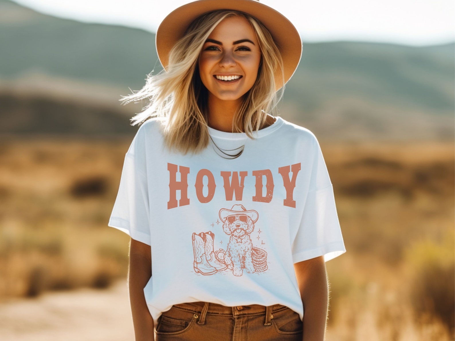 Goldendoodle Howdy Western SVG Doodle Retro Vintage T Shirt Png Design ...