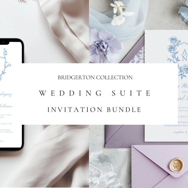 Bridgerton Wedding Invitations - Etsy