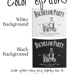 Custom Bachelor Party Sign for Photo Backdrop Personalized Groom Banner ...