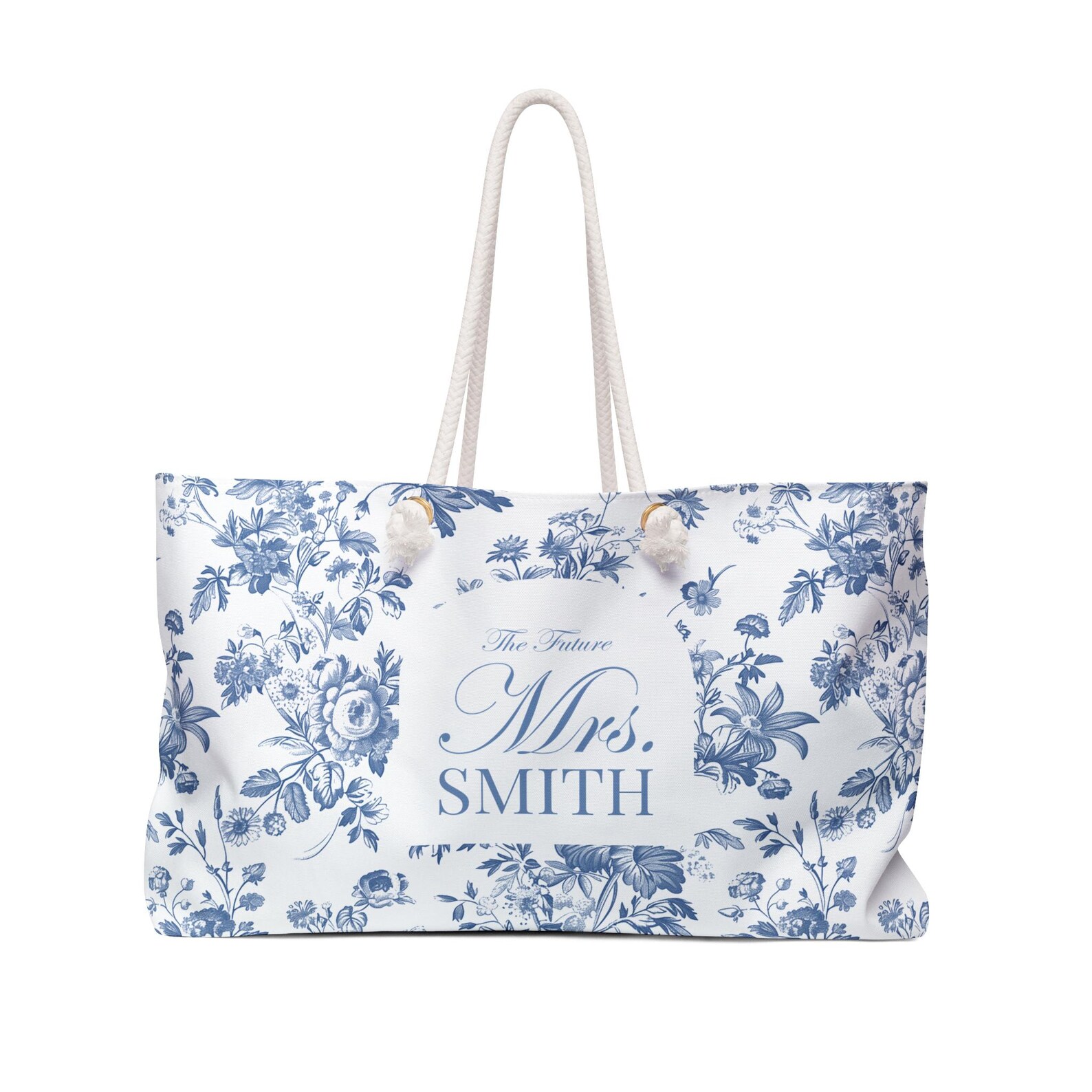 Custom Future Mrs Tote for Bridal Shower Gift Personalized Bag for ...