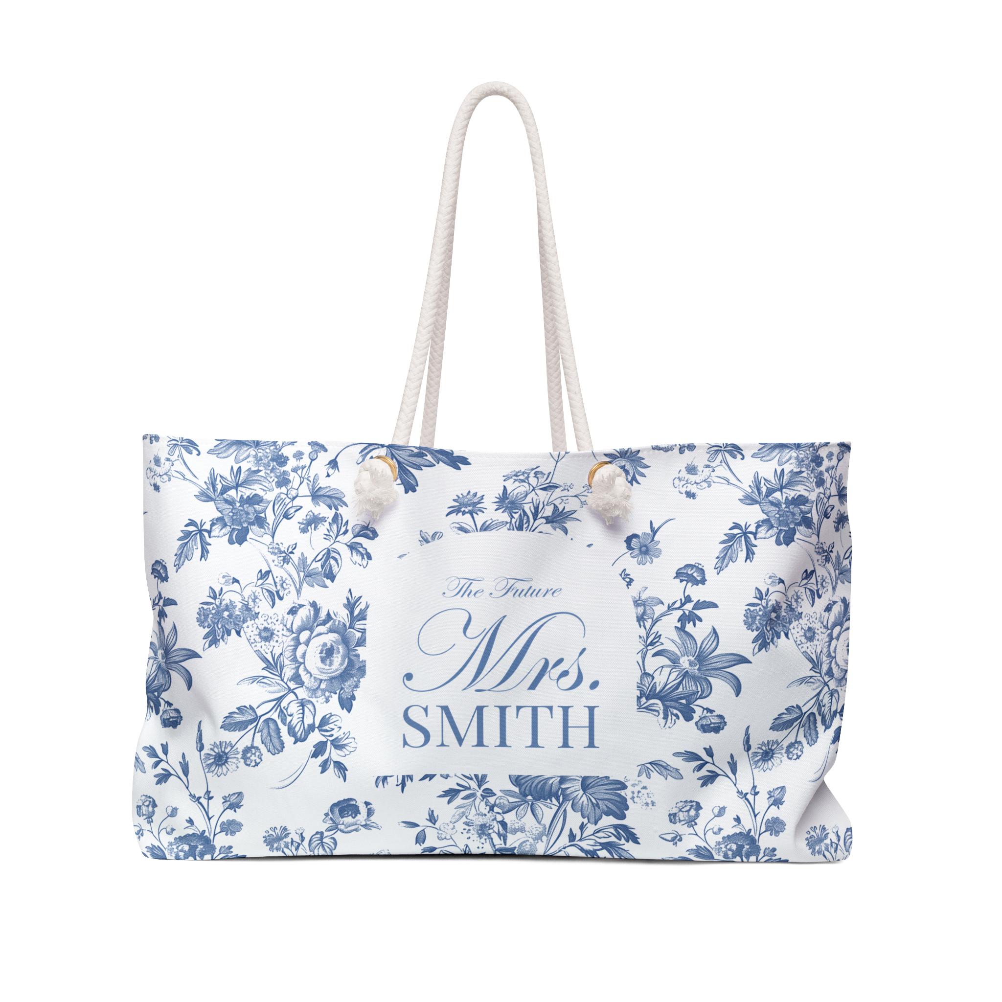 Custom Future Mrs Tote for Bridal Shower Gift Personalized Bag for ...
