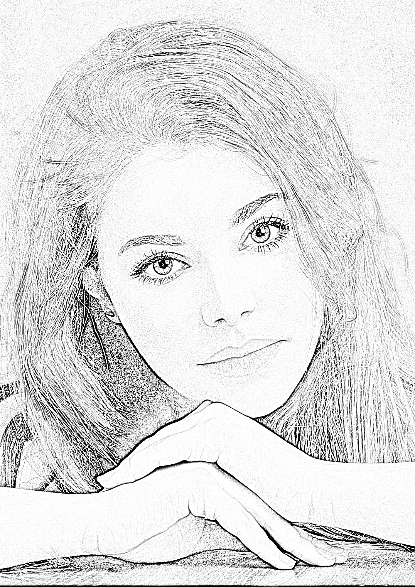 Coloring Page Women Coloring drowing - Etsy