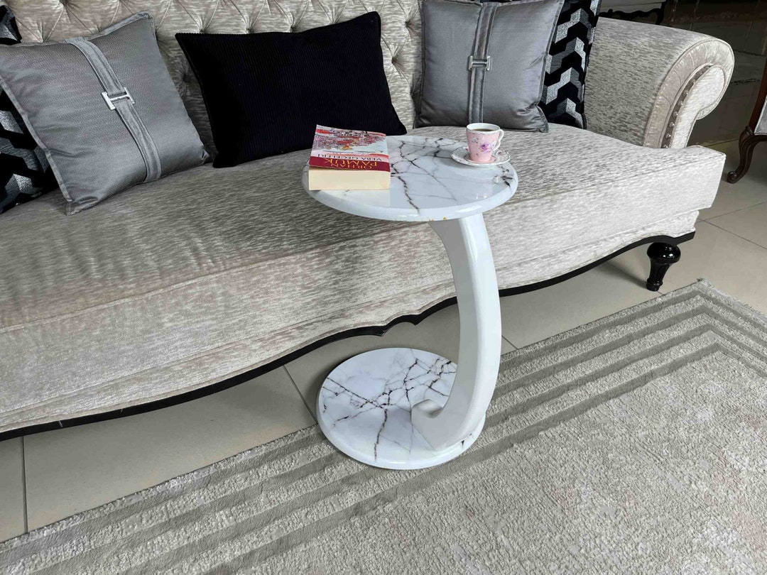 Round C Shape Laptop Table C Shape Round Side Table C - Etsy