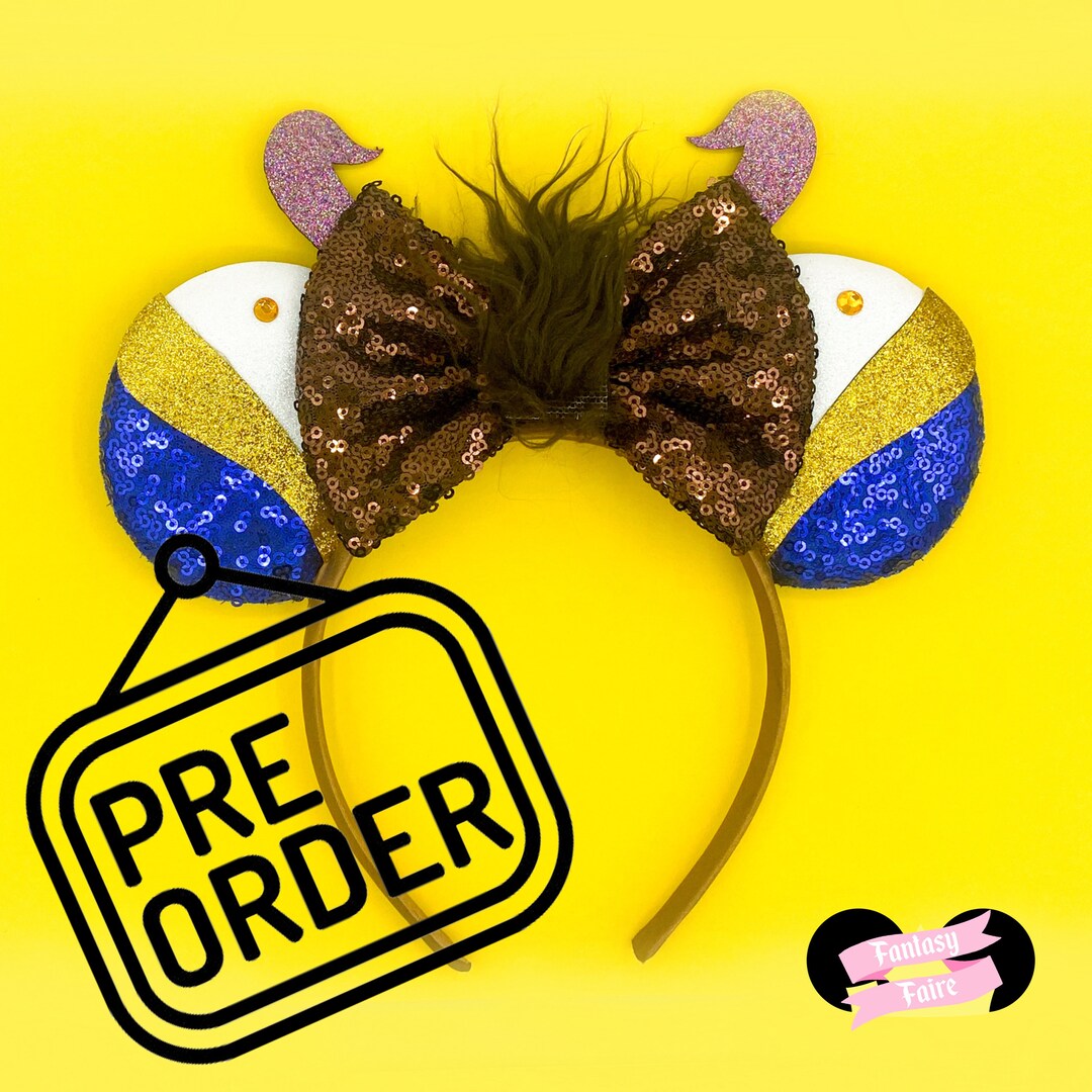 PRE ORDER Beast Inspired Mouse Ears Headband - Etsy