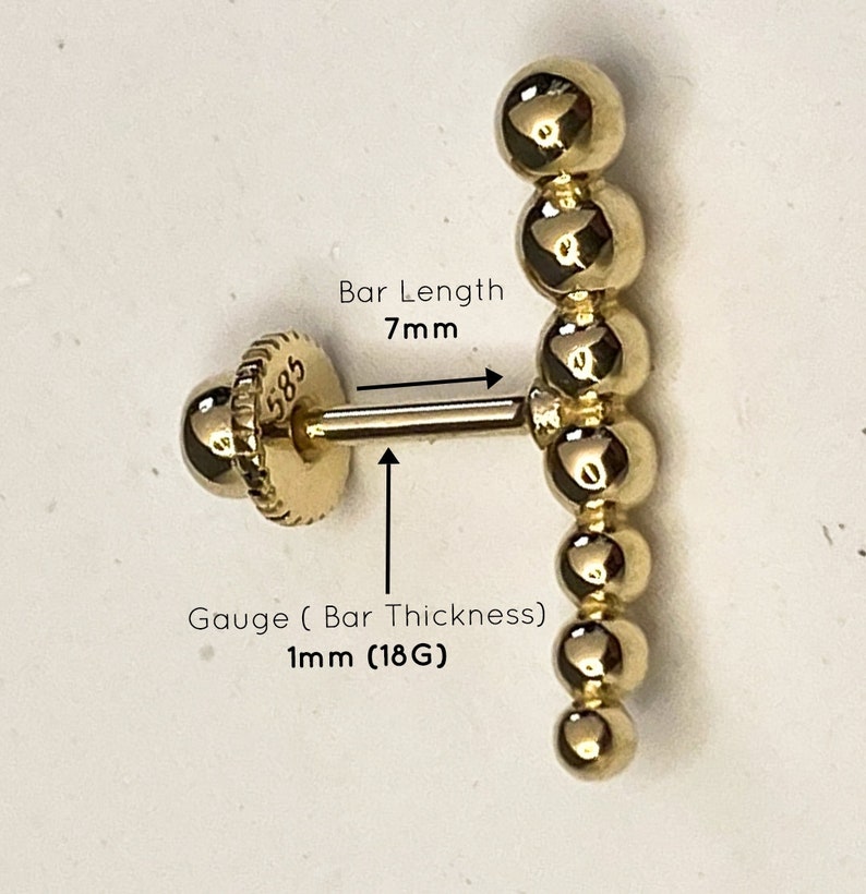 14K Solid Gold Tiny Snake Helix Piercing, Gold Conch Earrings, Daith Ring, Rook Ring, Hinge Hoop ...